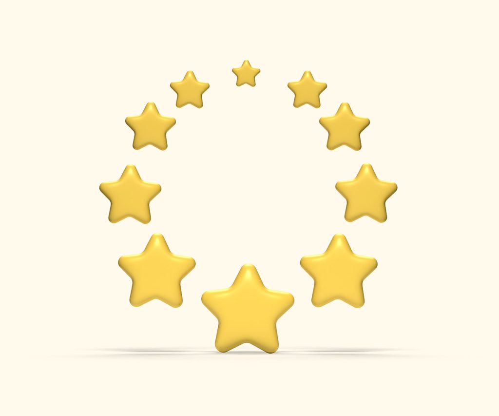 3D stars icon - Pixcrafter