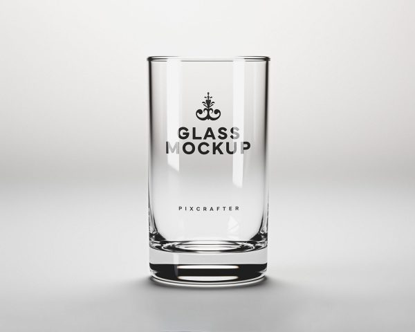 Glass Mockup Template - Pixcrafter