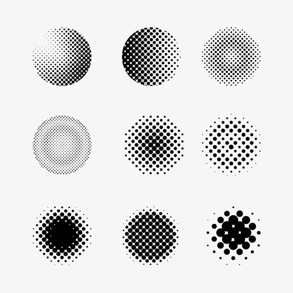 Vector Halftone Circles - Pixcrafter