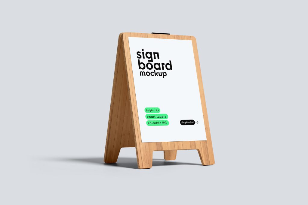 Signboard Mockups - Pixcrafter