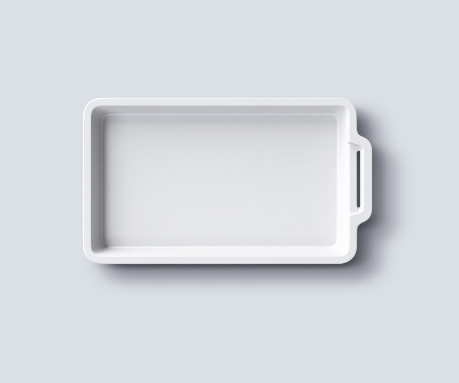 Empty Blank Tray Mockup Image - Pixcrafter