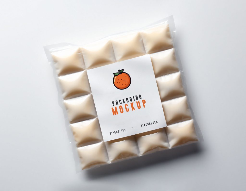 Snack Bar Packaging Mockup Template - Pixcrafter