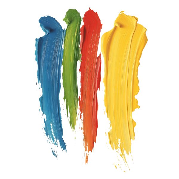 Colorful Hand Painted Strokes - Pixcrafter