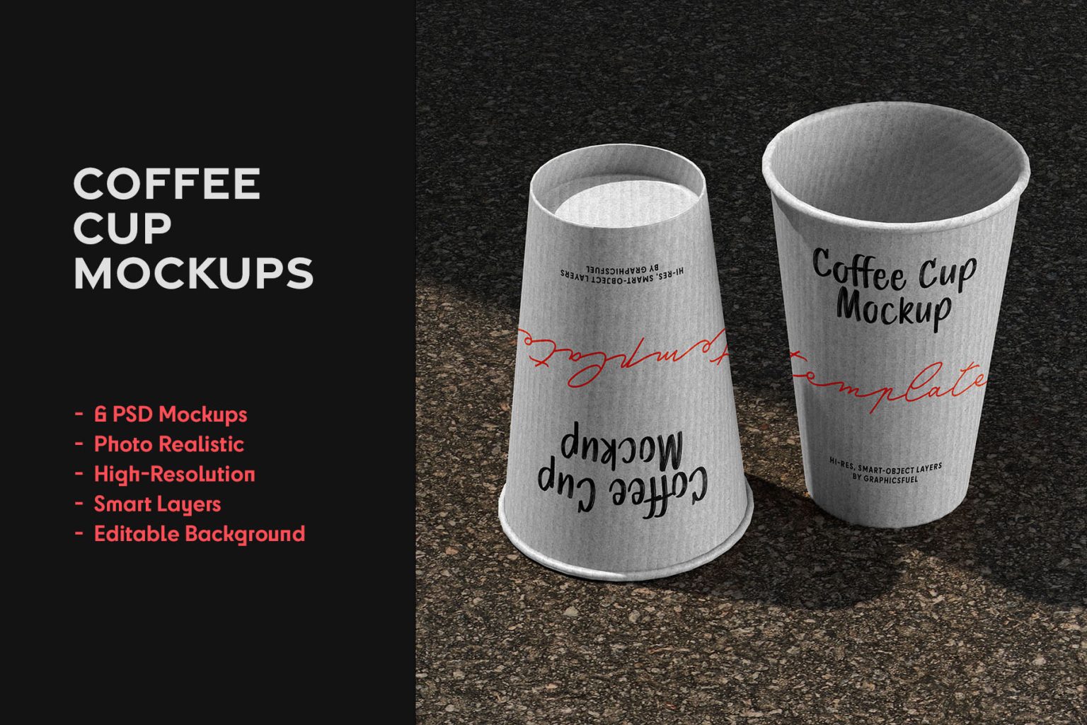 Coffee Cup Mockups - Pixcrafter