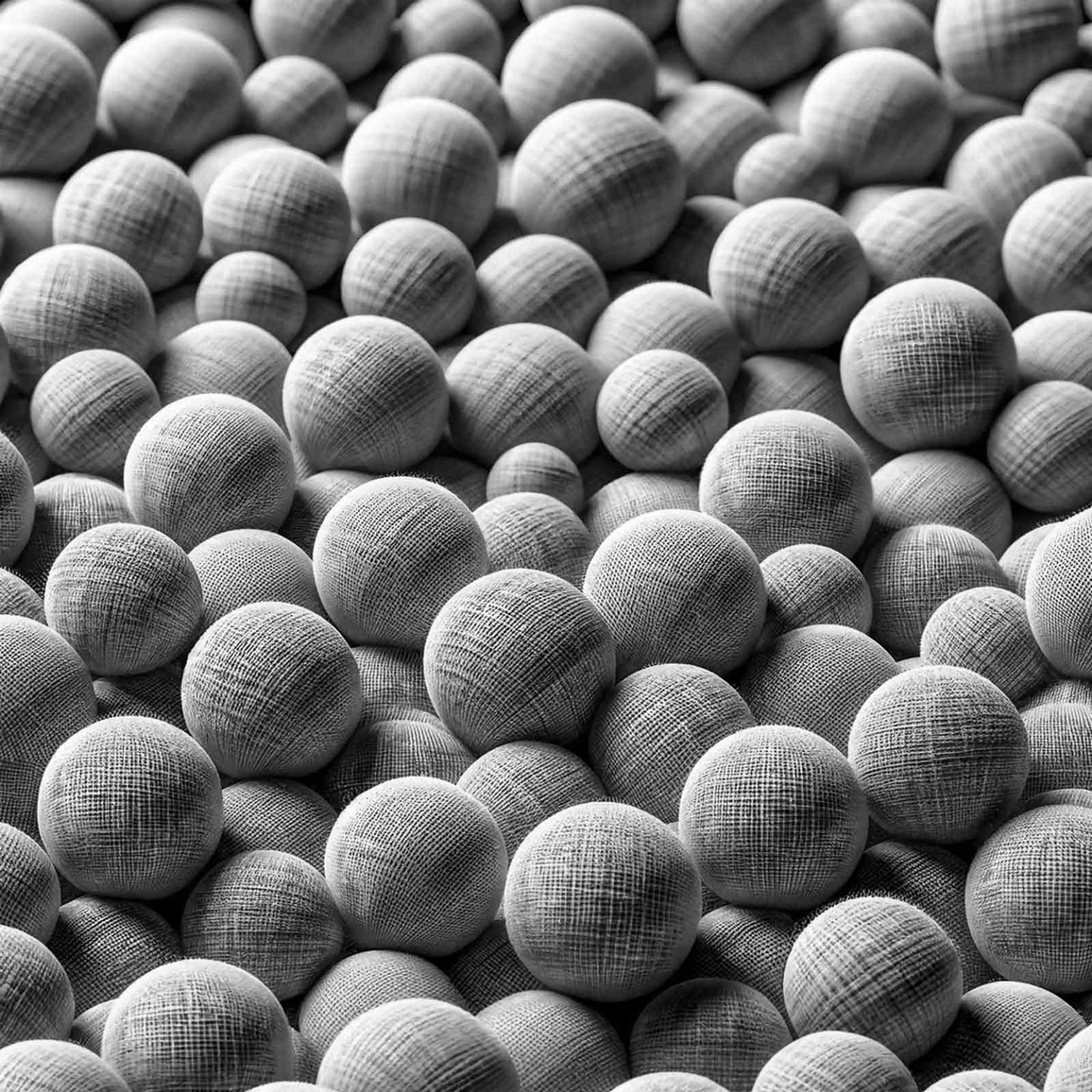 Fabric Textured Balls Background - Pixcrafter